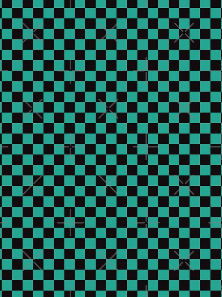 "Minimalist check pattern. checkered square, Green and black. Checkered ...