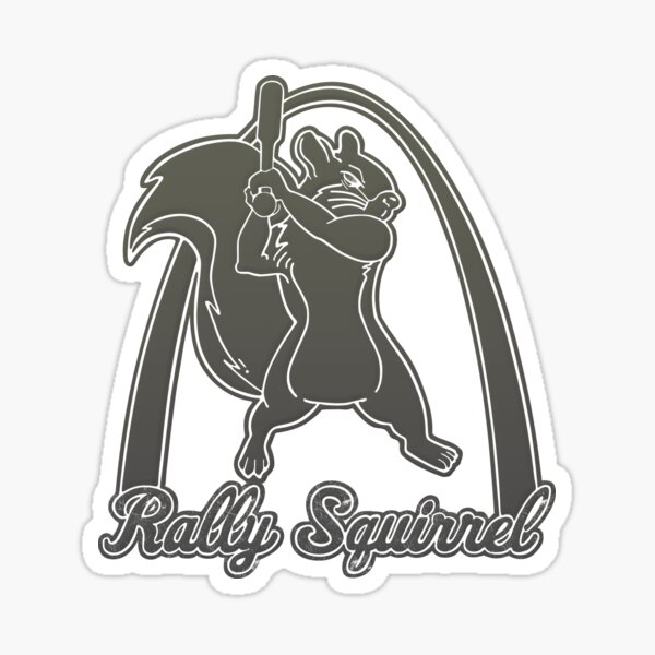 "Rally Squirrel " Sticker for Sale by SlayingLover | Redbubble