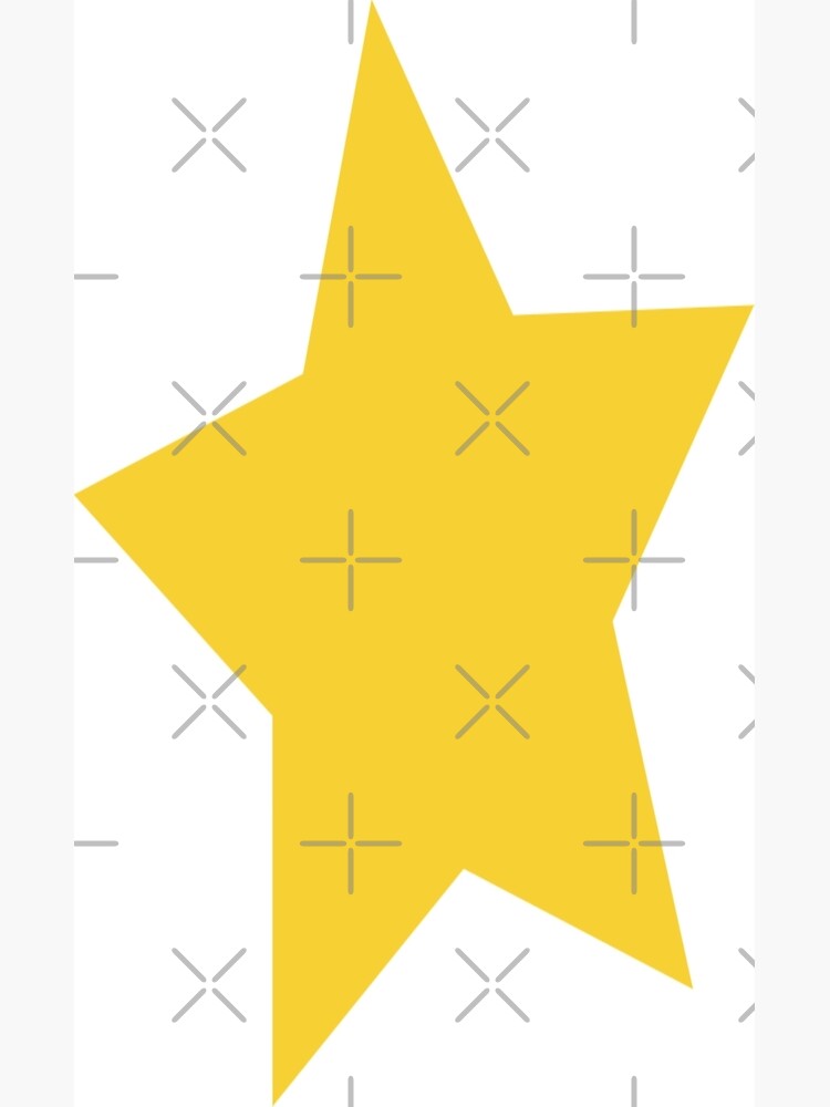 "Yellow Star" Poster for Sale by apurpleunicorn | Redbubble