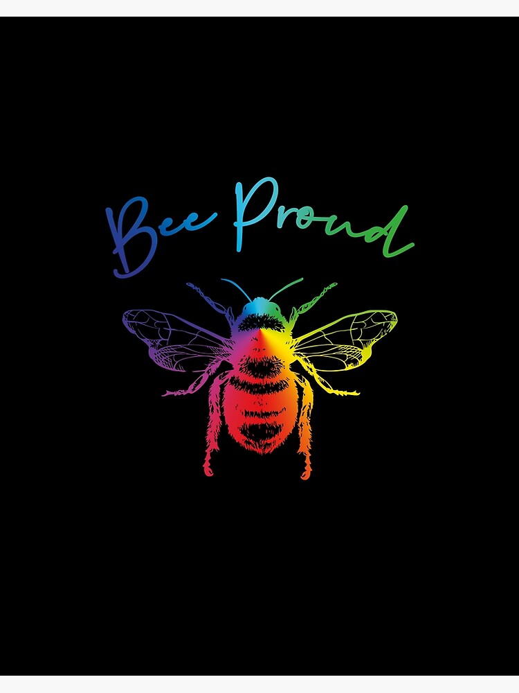 "Bee Proud" Canvas Print for Sale by PolkaDonk | Redbubble