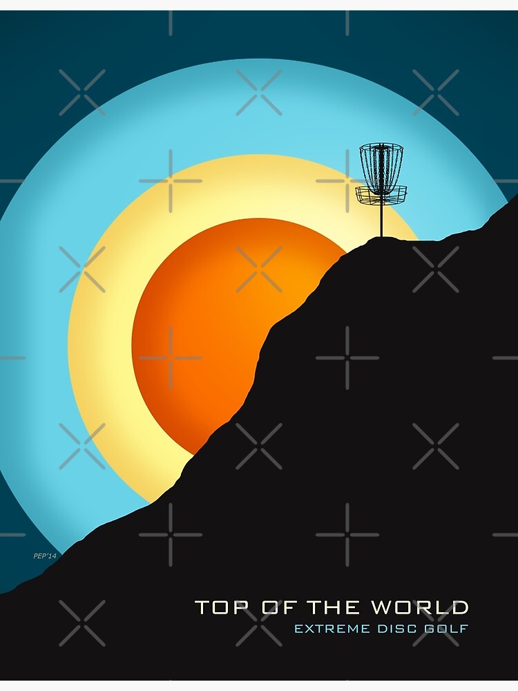 "Extreme Disc Golf" Poster by perkinsdesigns | Redbubble