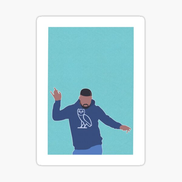 "DRAKE" Sticker by barneyrobble | Redbubble