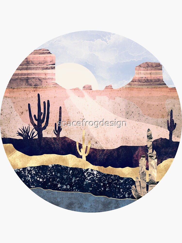 "Autumn Desert" Sticker for Sale by spacefrogdesign | Redbubble