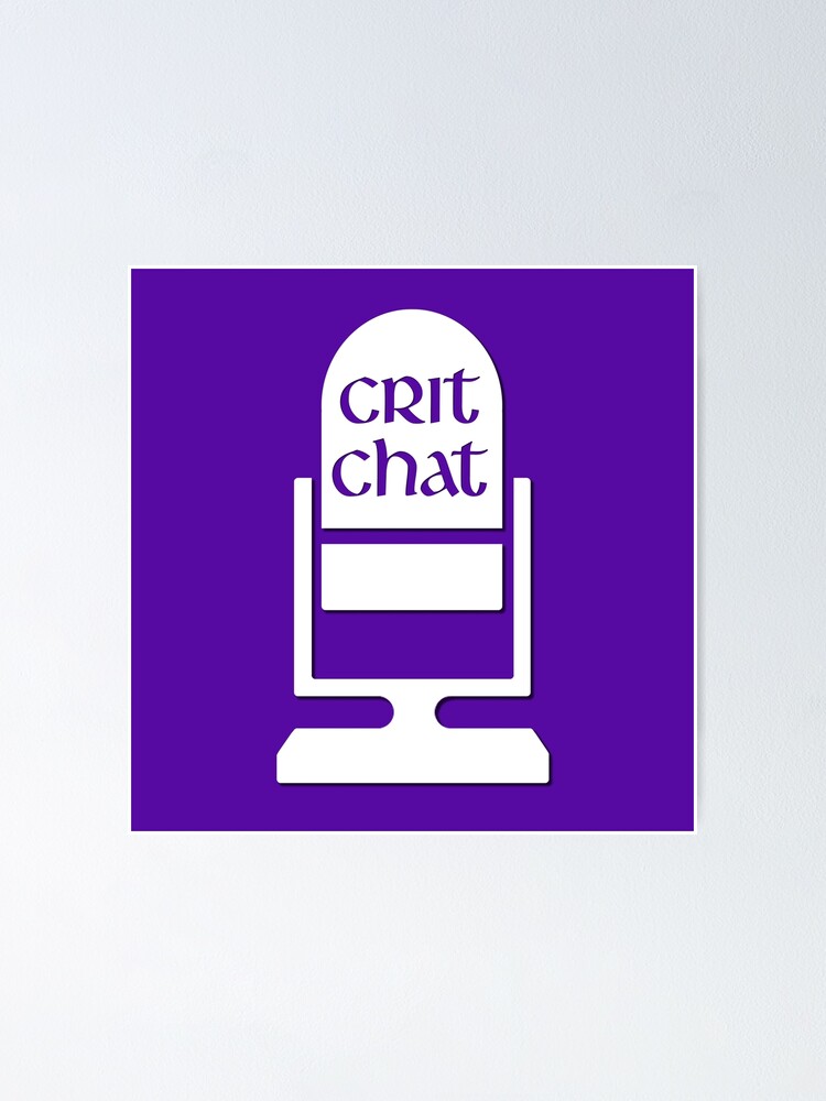 Póster «Logotipo de Crit Chat (simple)» de CritChat | Redbubble