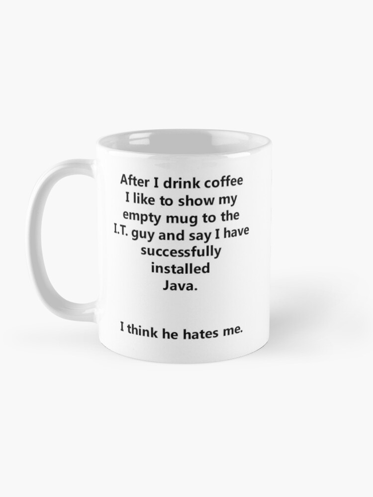 "Successfully Installed Java Funny Quote" Coffee Mug for Sale by ...