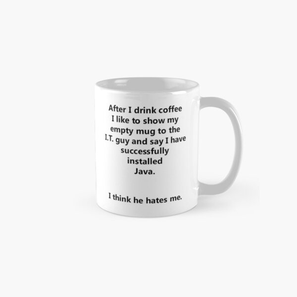 "Successfully Installed Java Funny Quote" Coffee Mug for Sale by ...