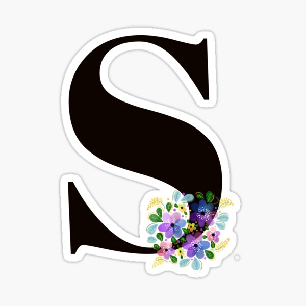 "letter s" Sticker for Sale by atevern | Redbubble