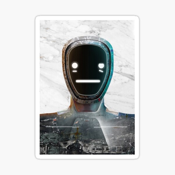 "Goofy Robot" Sticker for Sale by DoDoLemons | Redbubble