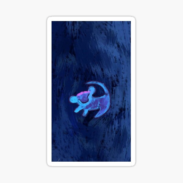 "Simba" Sticker for Sale by DragonFree | Redbubble