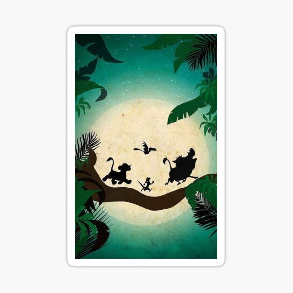 "Simba - Lion King" Sticker by DragonFree | Redbubble