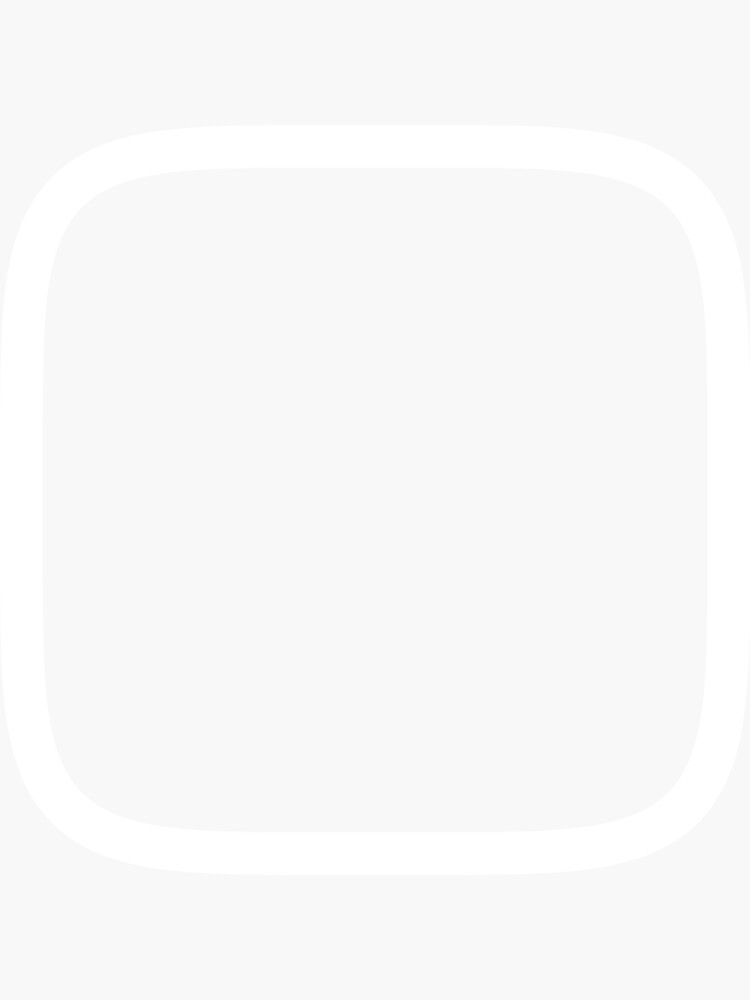 "Squircle Shape | White on Black Ground - Minimalism Art Design ...