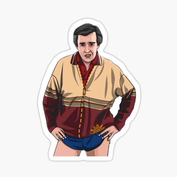 "Alan Partridge " Sticker for Sale by Ross Shrew | Redbubble