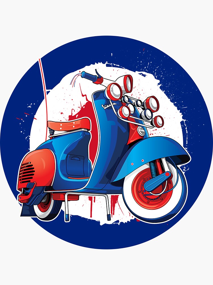 "Scooter Mods" Sticker for Sale by footydezigns | Redbubble