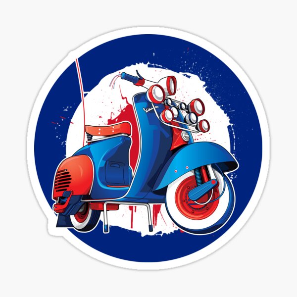 "Scooter Mods" Sticker for Sale by footydezigns | Redbubble