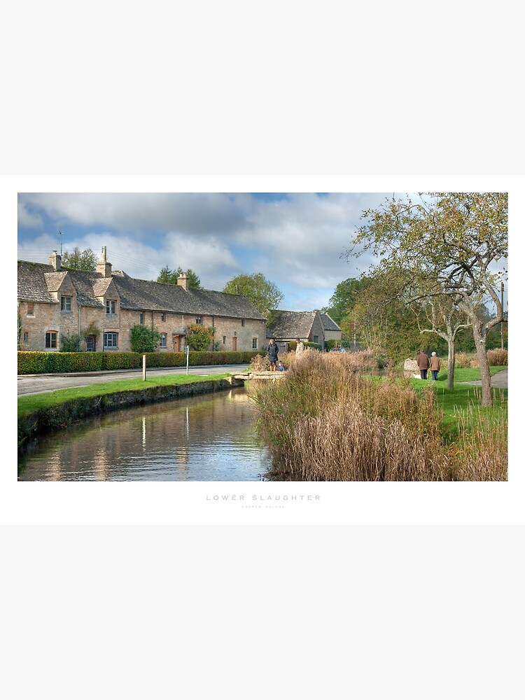 "Lower Slaughter, Gloucestershire" Poster by andrewroland | Redbubble