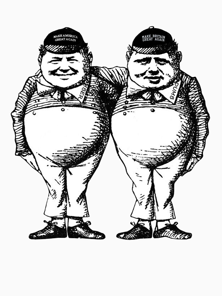 "Tweedle dumb and tweedle dumber" T-shirt for Sale by 50FT | Redbubble ...