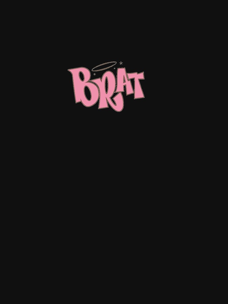 "Pink Brat logo " T-shirt for Sale by cinlali | Redbubble | y2k t ...