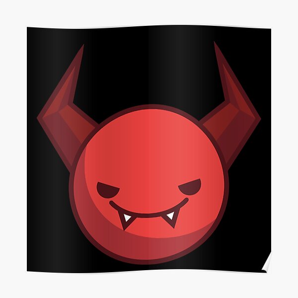 "Mischievous Little Horned Demon" Poster by Zeeph | Redbubble