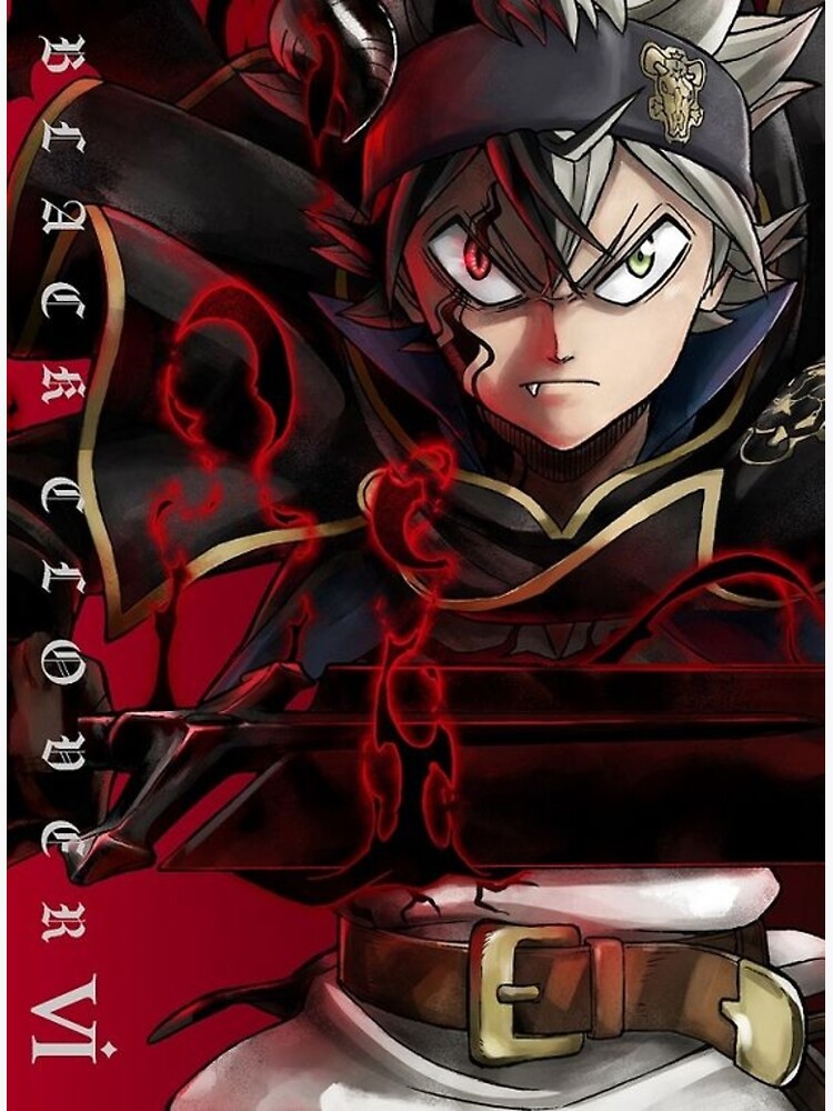 "Black Clover Asta" Poster for Sale by Loorrd10 | Redbubble