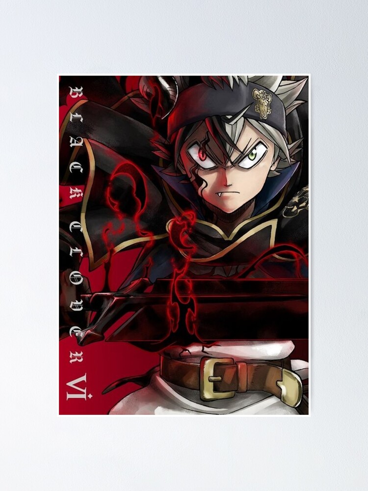 "Black Clover Asta" Poster for Sale by Loorrd10 | Redbubble