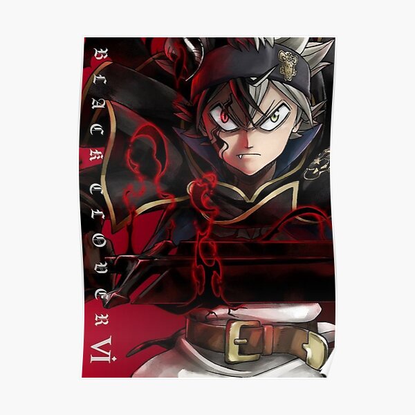 "Black Clover Asta" Poster for Sale by Loorrd10 | Redbubble