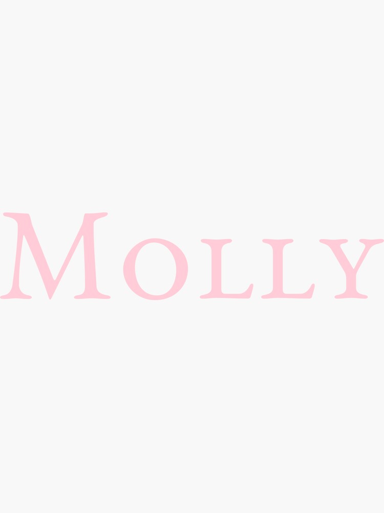 "Molly" Sticker by rattledwack | Redbubble