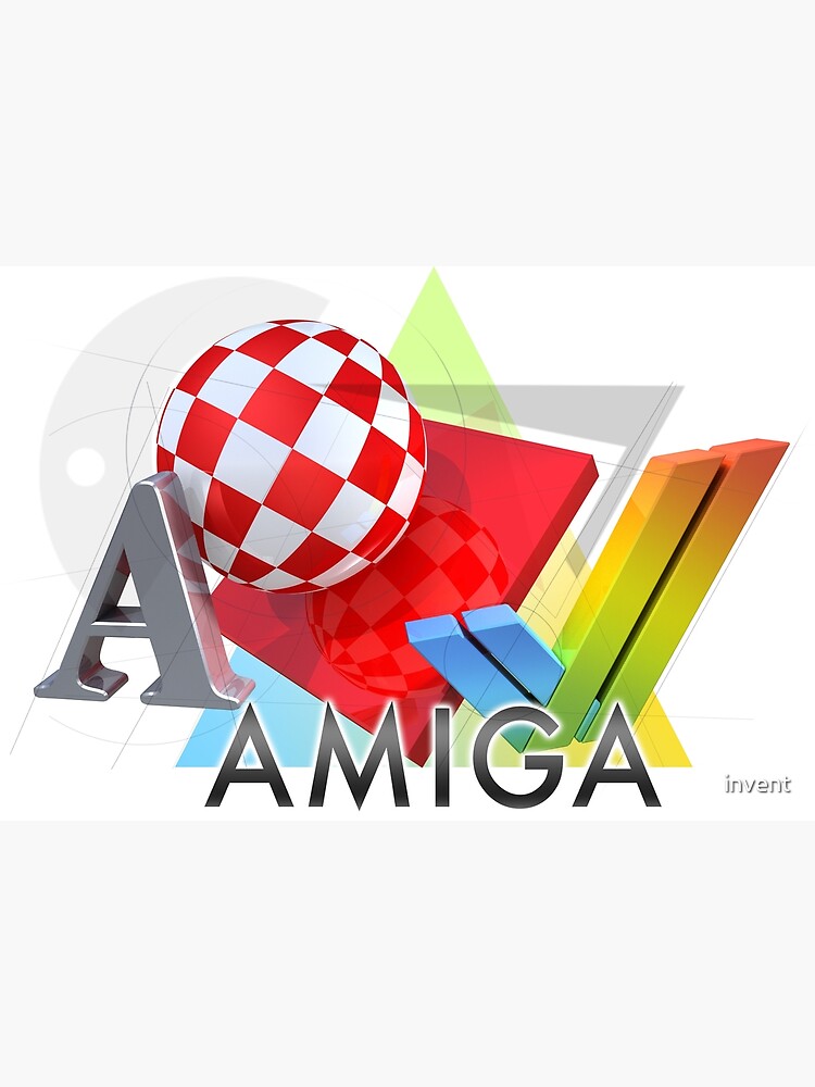"A combination of Amiga logos recreated in 3D" Art Print by invent ...