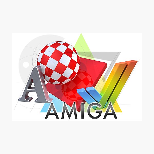 "A combination of Amiga logos recreated in 3D" Photographic Print by ...