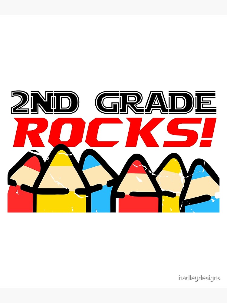 "2nd Grade Rocks Back To School for Students" Poster by hadleydesigns ...