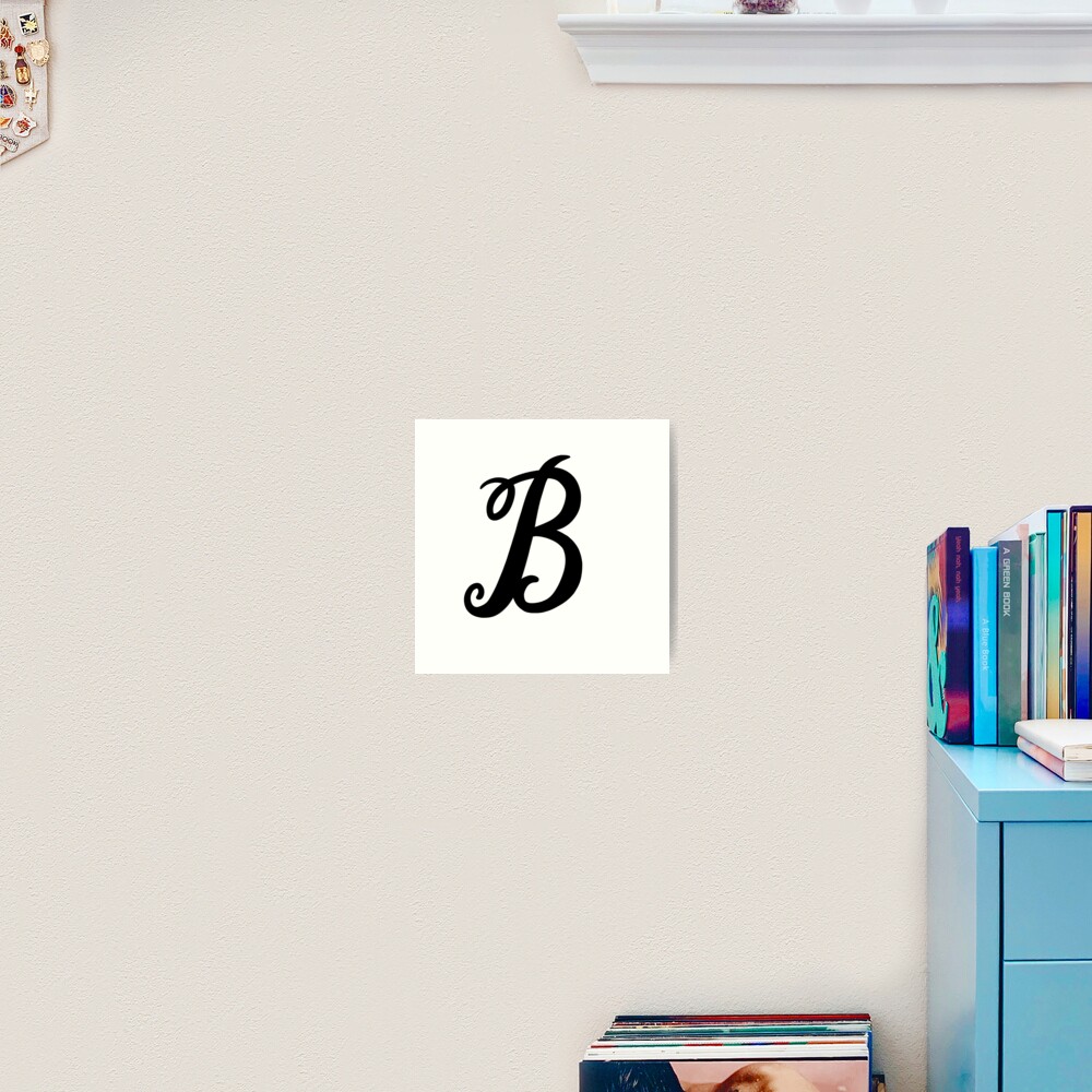 "Letter B" Sticker for Sale by sydney-elaineb | Redbubble