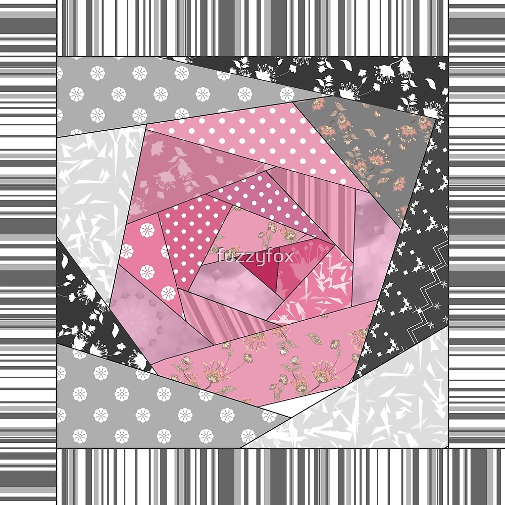 "Needlework 1 . Patchwork. Roses." by fuzzyfox | Redbubble