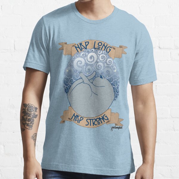 "Nap Long, Nap Strong Cat" T-shirt by xenotransplant | Redbubble