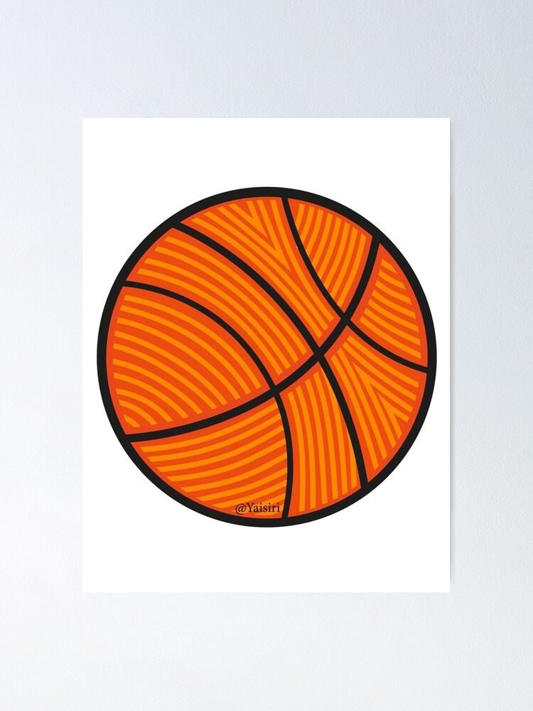 "Zentangle Basketball Ball" Poster by Yaisiri | Redbubble