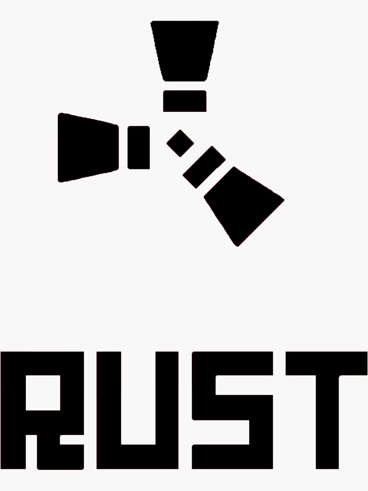 "Rust Game " Sticker for Sale by Dubbleu | Redbubble