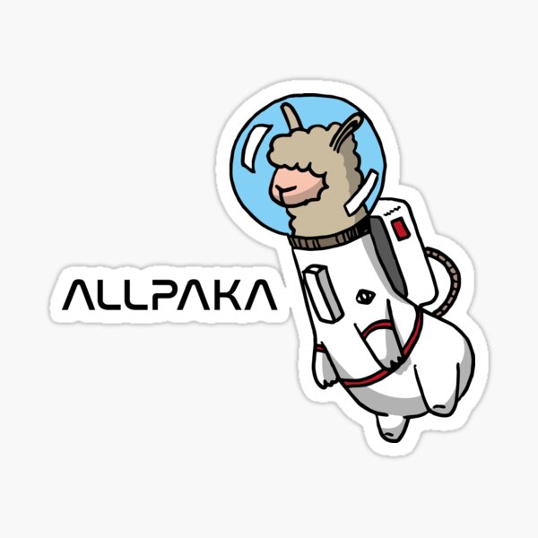 "All-Paka | Space Alpaca | Space Lama | Alpaca | Pun | Astronaut ...
