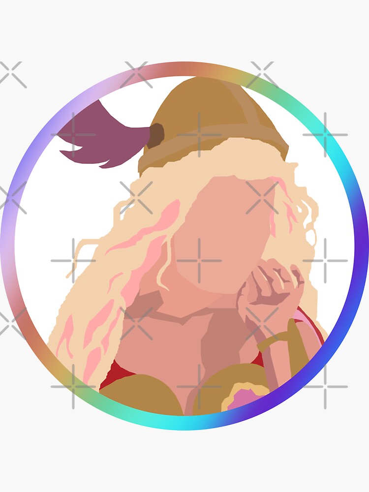 "Princess Valhalla Hawkwind" Sticker for Sale by FizzypopDesigns ...