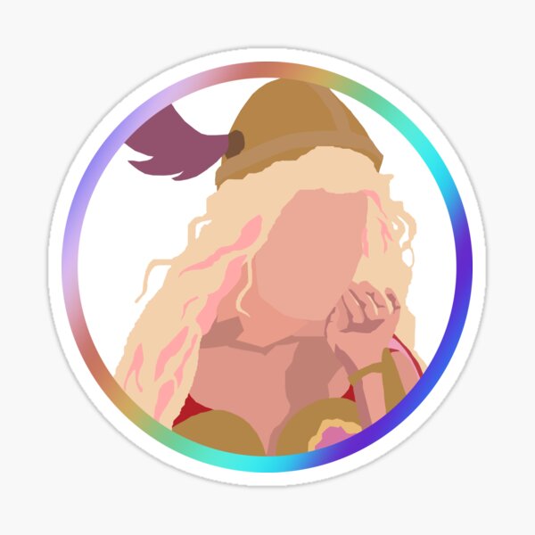 "Princess Valhalla Hawkwind" Sticker for Sale by FizzypopDesigns ...