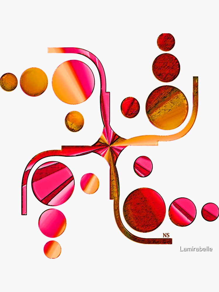 "Wheel of life" Sticker by Lamirabelle | Redbubble