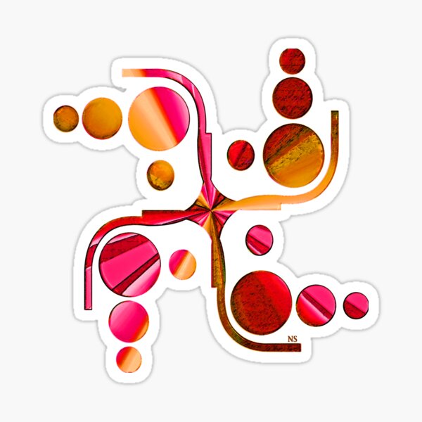 "Wheel of life" Sticker by Lamirabelle | Redbubble