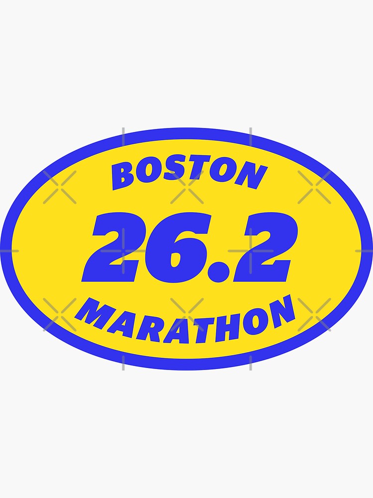 "Boston Marathon" Sticker by tugrulpeker | Redbubble