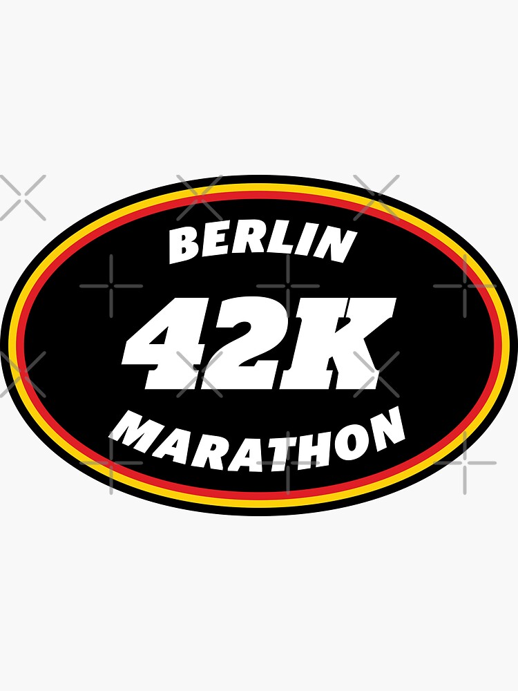 "Berlin Marathon" Sticker for Sale by tugrulpeker | Redbubble