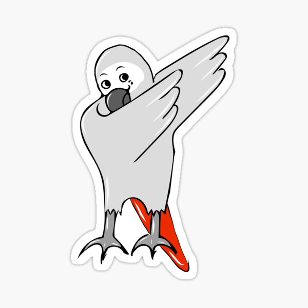 "Parrot makes the Dab - Gray Parrot dabbing - African Gray Parrot ...