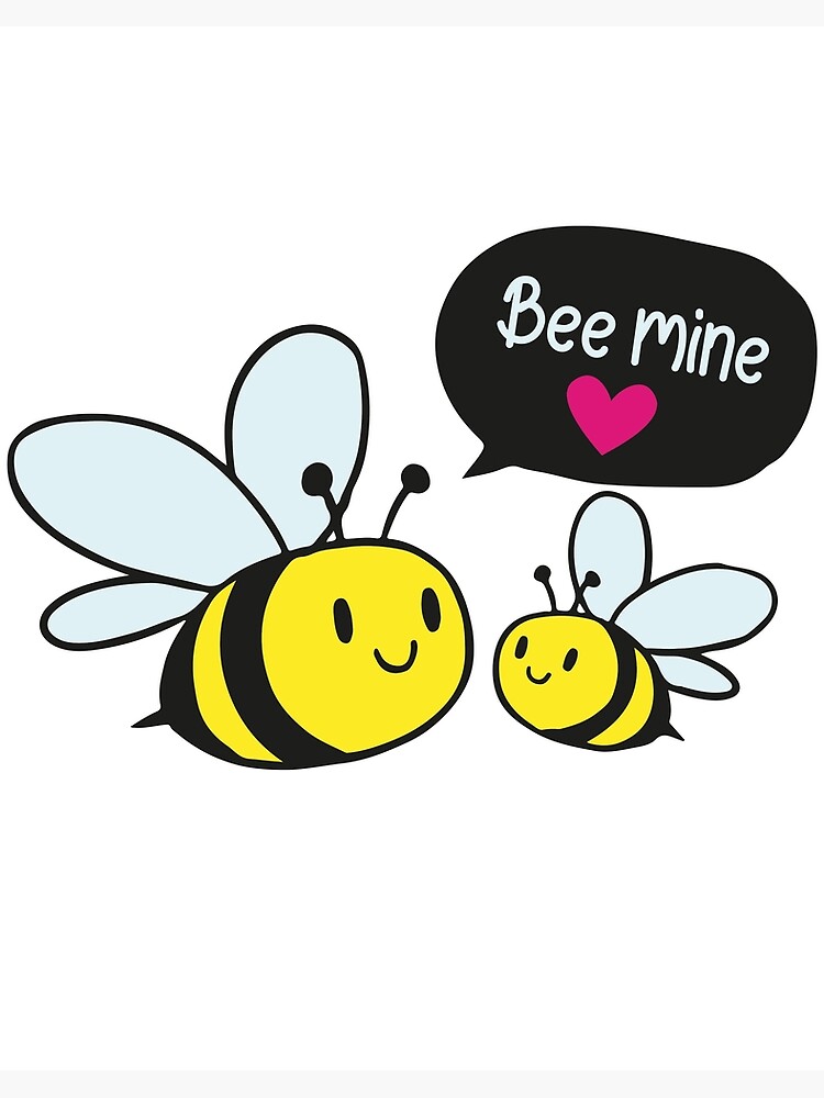 "Bee Mine" Poster for Sale by PolkaDonk | Redbubble