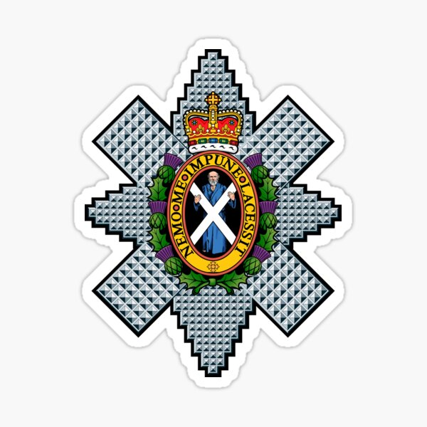 "THE BLACKWATCH INSIGNIA" Sticker for Sale by WOOFANG | Redbubble
