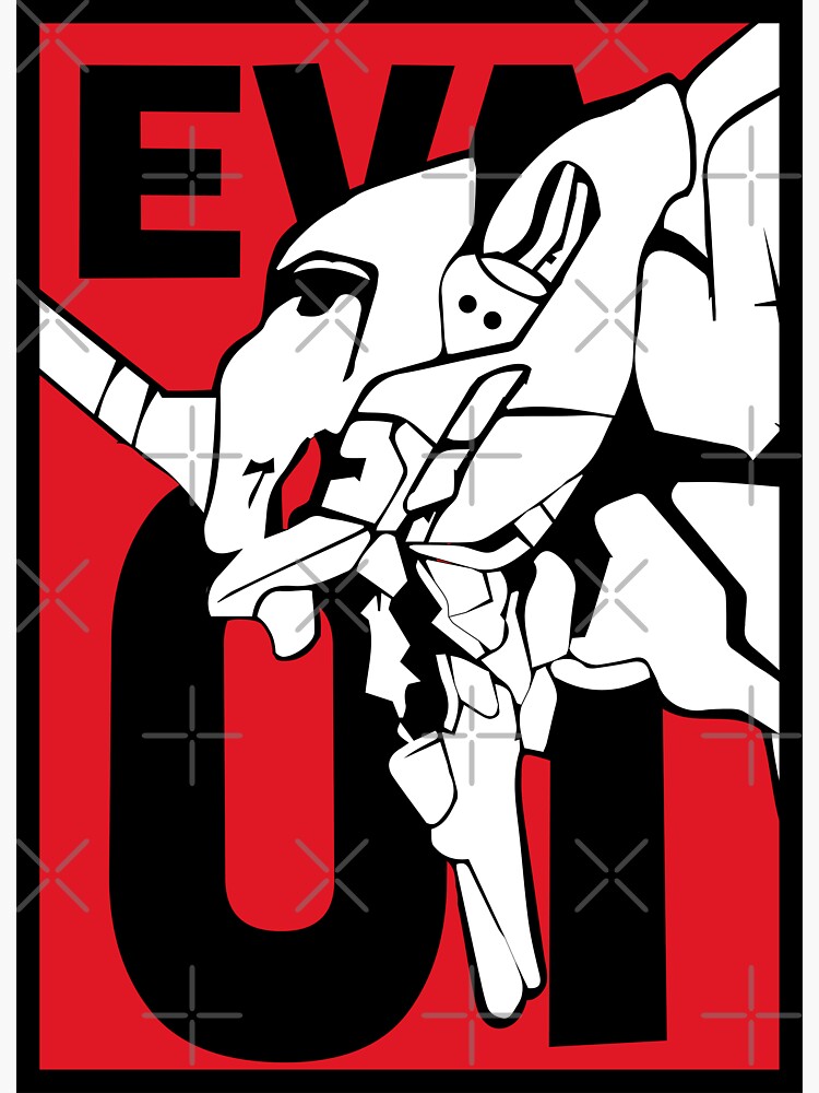 "EVA-01" Sticker by summersamy | Redbubble
