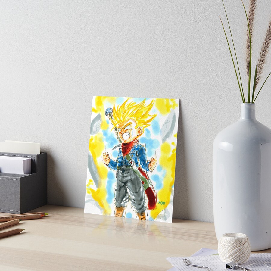"Cosplay-Future Trunks SSJ Rage" Art Board Print for Sale by ...