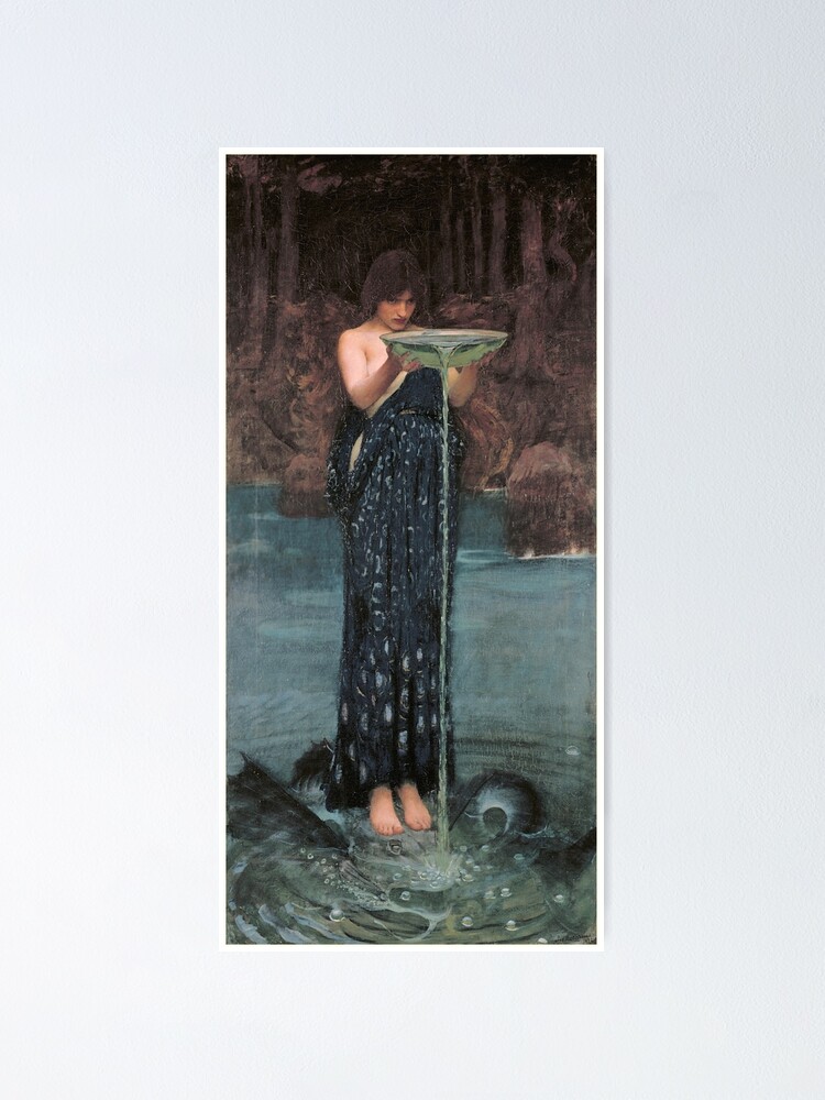 "Circe Invidiosa (1892) By J W Waterhouse " Poster for Sale by ...