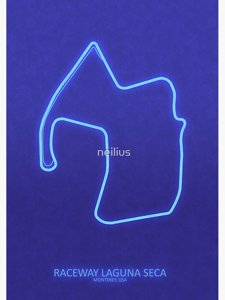 Laguna Seca Raceway Monterey USA Premium Matte Vertical Poster sold by ...