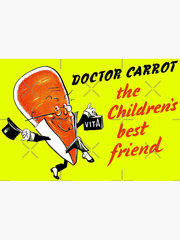 "DOCTOR CARROT" Poster for Sale by ThrowbackMotors | Redbubble
