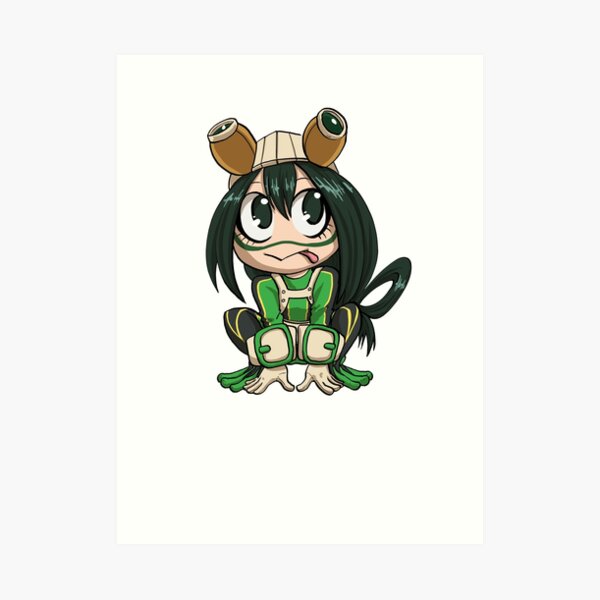 "Tsuyu chibi" Art Print for Sale by SaigamiProject | Redbubble